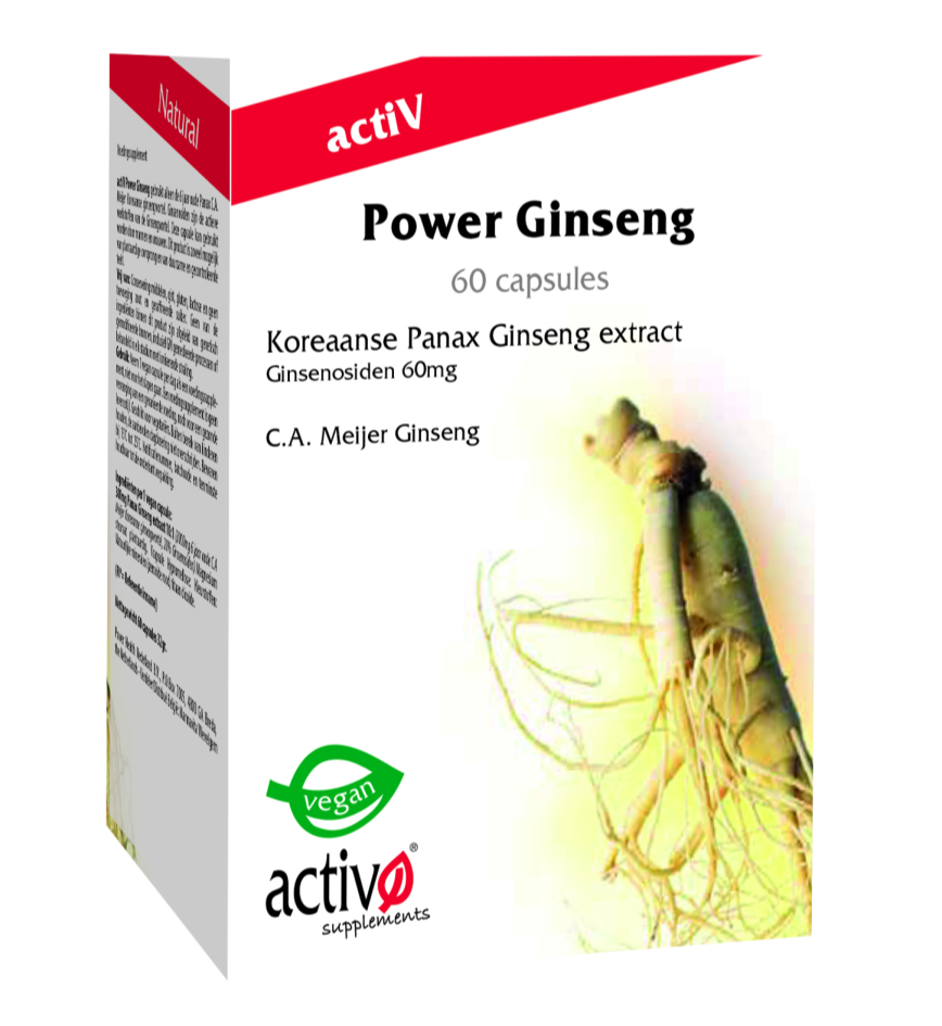 Activo Power Ginseng Capsules - Therapeuten Assortiment